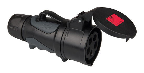 PCE CEE-Kupplung 16A 5pol. 400V GRIP IP44/54 Artnr. 2153-6x | CEE 16A ...