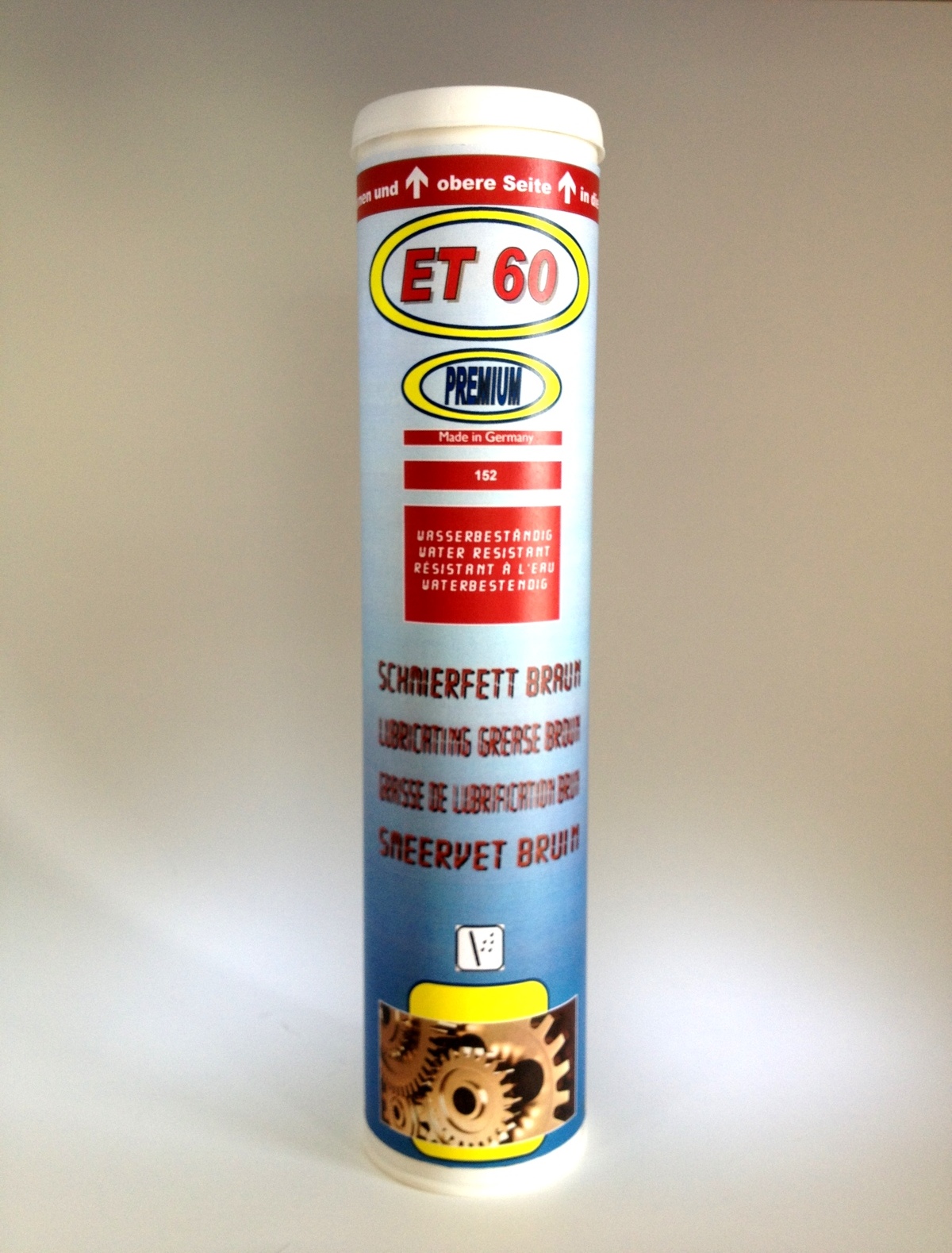 ET60 Schmierfett BRAUN wasserbeständig -Kartusche 400g | Schmierstoff ...